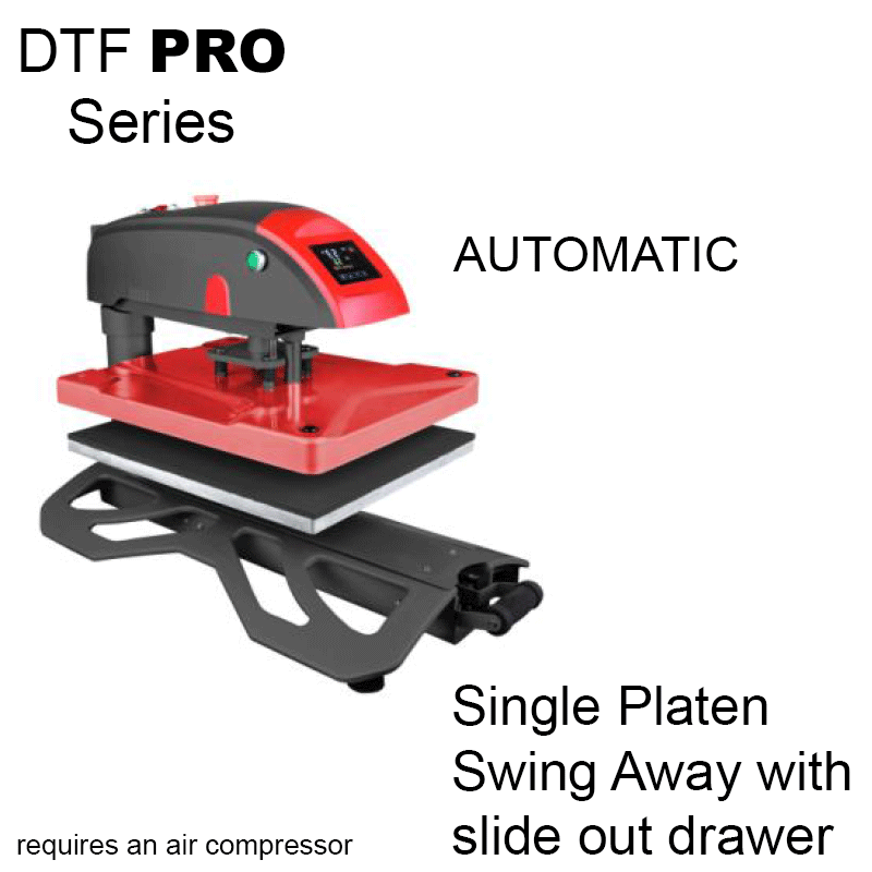 Automatic Single Platen with slide out drawer